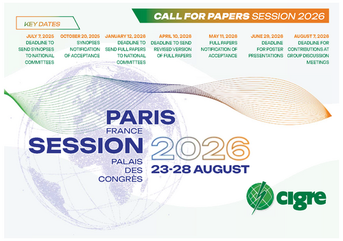 CIGRE Session 2026 - Call for papers | ELECTRA